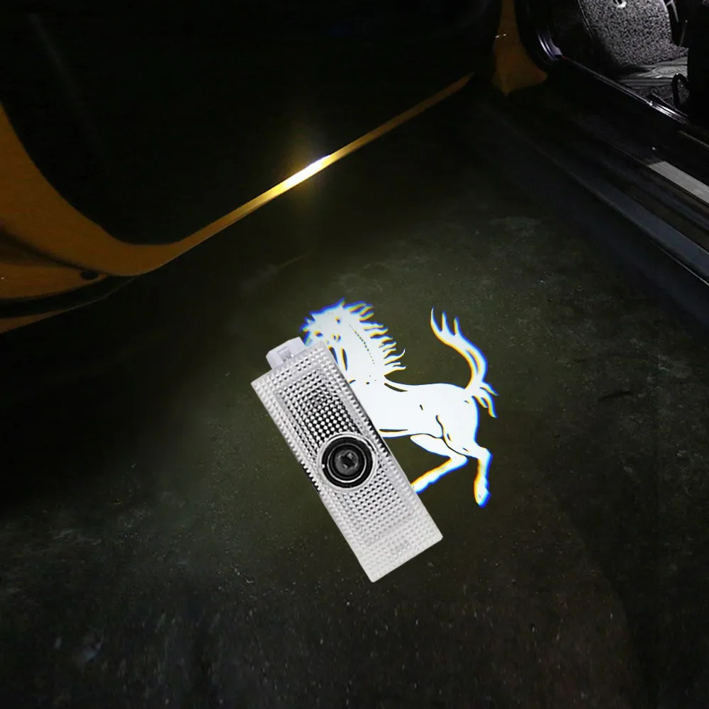 2-Pcs-Car-Projection-LED-Projector-Door-Shadow-Puddle-Lights-Door-Light ...