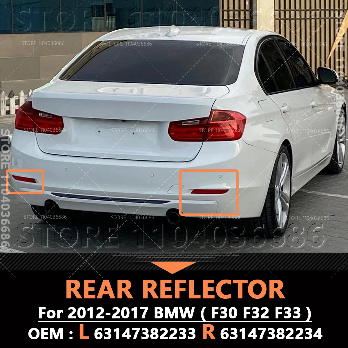 2012-2017 BMW F30 F32 F33 320i 328i 335i 428i 430i 435i 440i 328d 범퍼 리어 ...