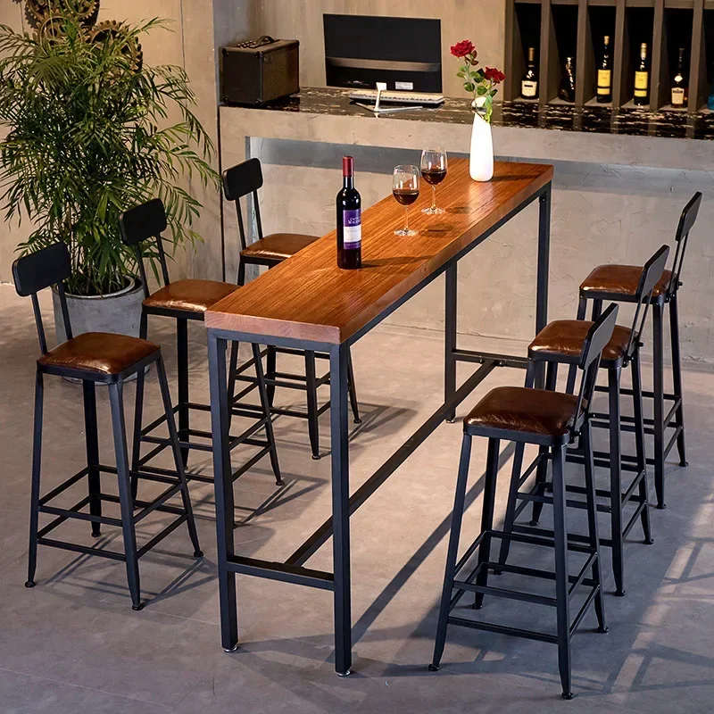 Table-de-bar-de-style-industriel-personnalis-e-petite-table-et-chaises ...