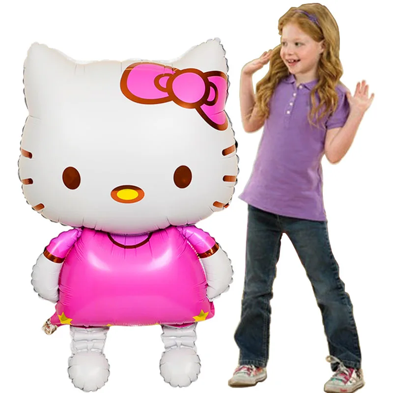 3D-Hello-Kitty-Bal-es-de-alum-nio-bal-o-grande-tridimensional-decora-o ...
