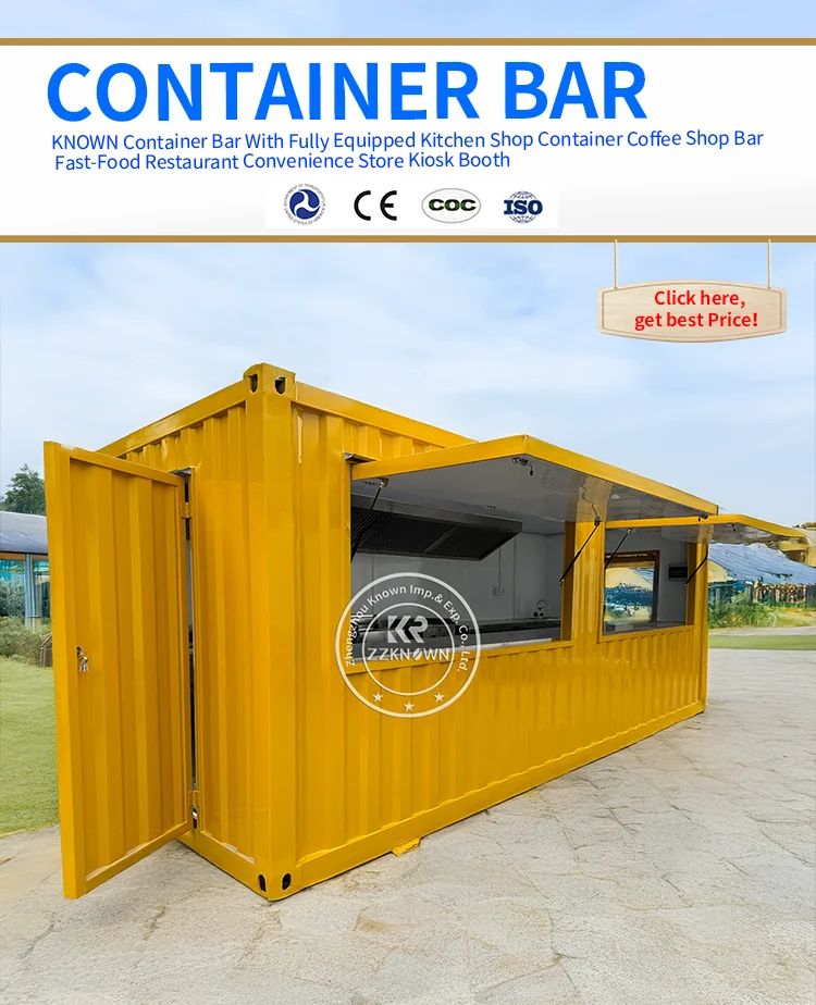 Modular Restaurant Prefabricated Container Bar With High Quality ...