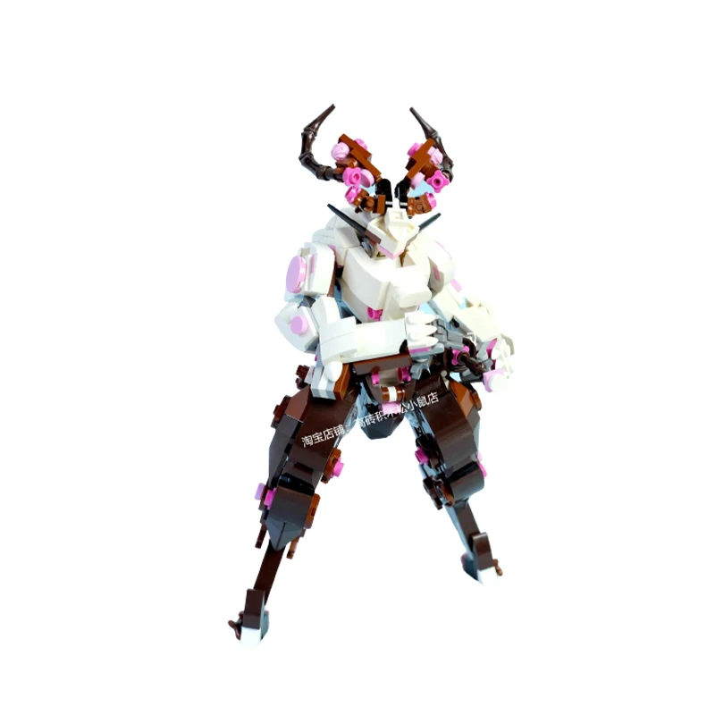 MOC-Mecha-Series-White-Sheep-Building-Block-Robot-DIY-Model-Puzzle ...