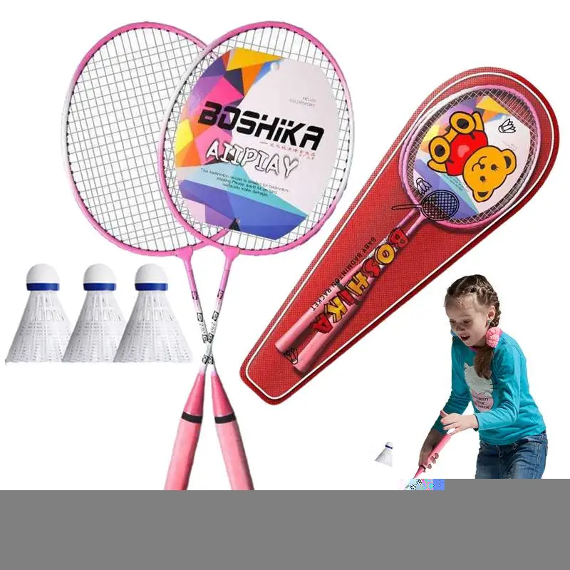 Badminton-Rackets-Set-2pcs-Professional-Portable-Badminton-Rackets-With ...