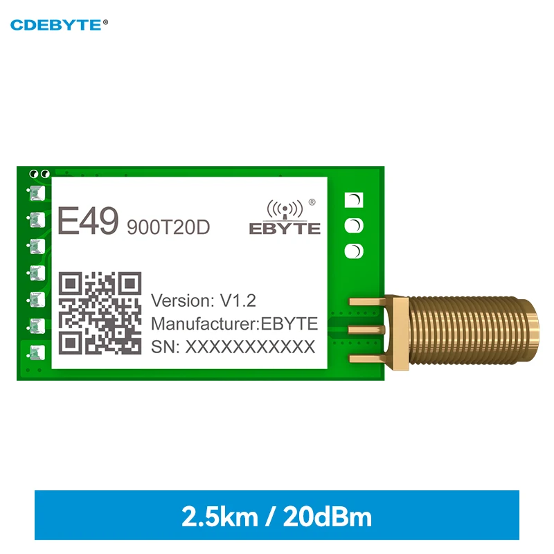Wireless Data Transmission Module 868mhz 915mhz Cdebyte E49-900t20d Low ...