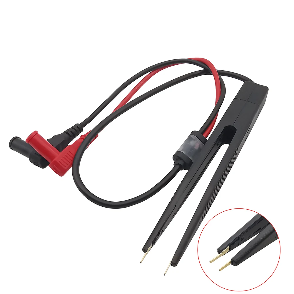 Multimeter Probe Tweezers Test Pen LCR Digital SMD Inductor Test Leads ...