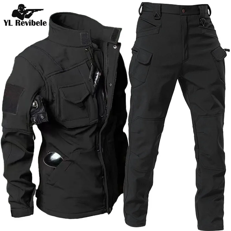 Conjuntos-t-cticos-de-invierno-para-hombre-chaqueta-multibolsillo-del ...