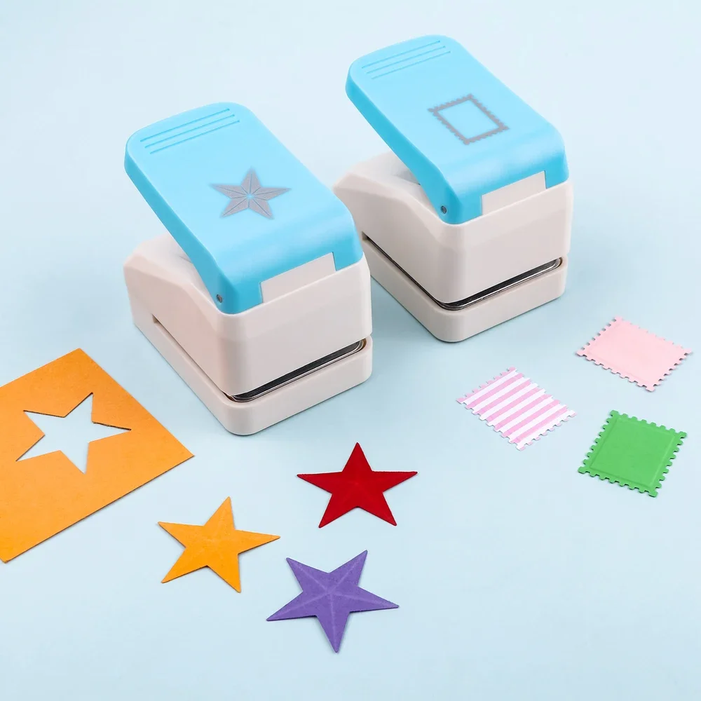 3D Star/Postage Stamp Embossing Punch Create 3D Paper Punches Score ...