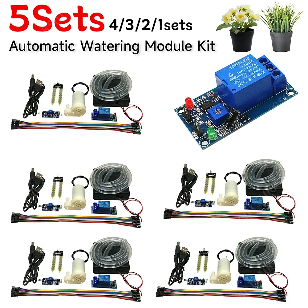 DIY-Automatic-Irrigation-Module-Kit-Automatic-Water-Pumping-Soil ...