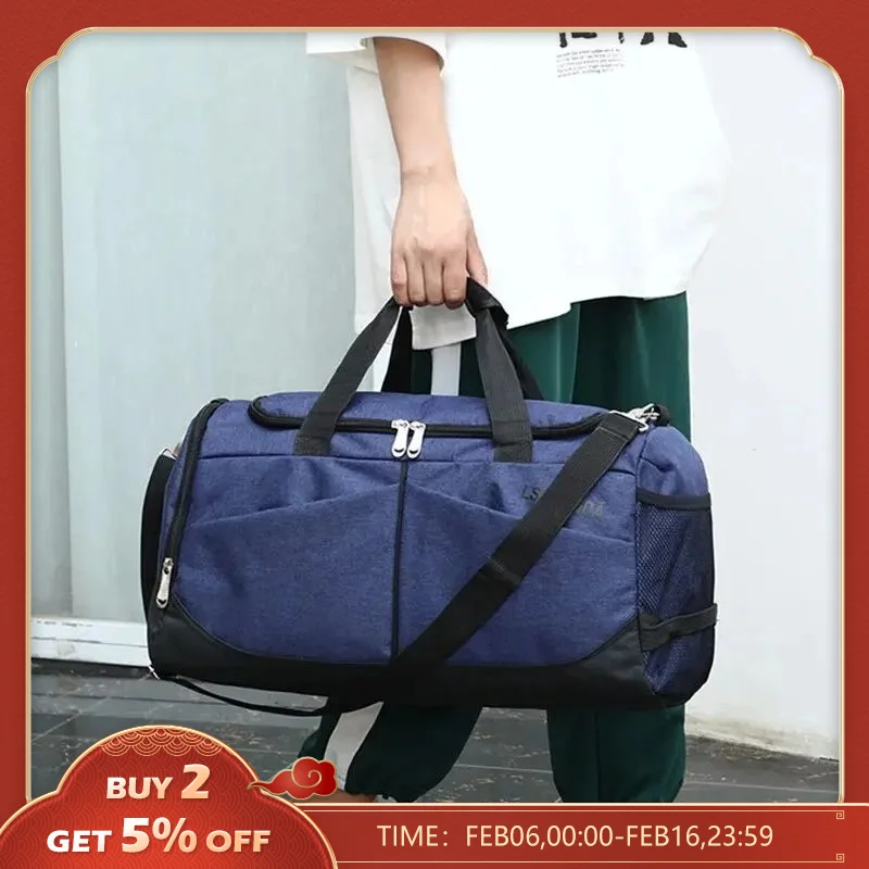 Multi-Functional-Gym-Bag-for-Women-Men-Travel-Pack-Stylish-Solid-Color ...