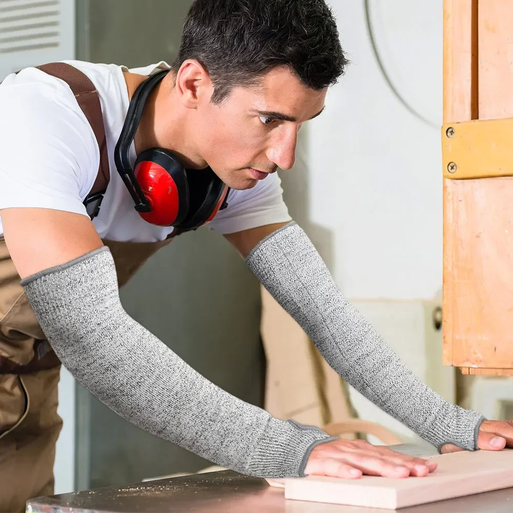 1Pc-5-Level-HPPE-Cut-Resistant-Anti-Puncture-Work-Protection-Arm-Sleeve ...