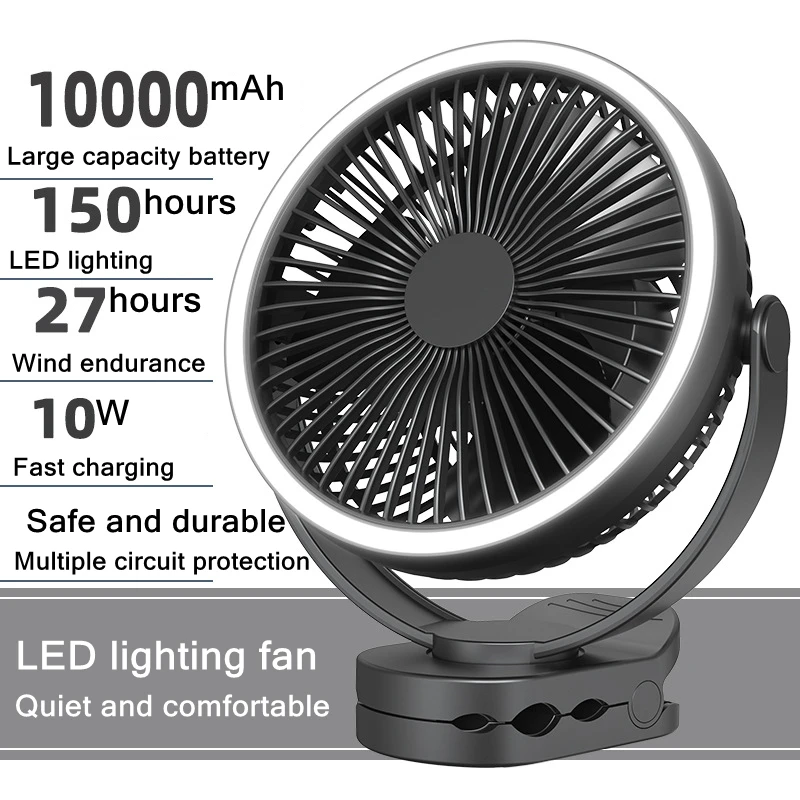 Rechargeable Fans Camping | Battery Fan Home | Battery Fans Camping ...