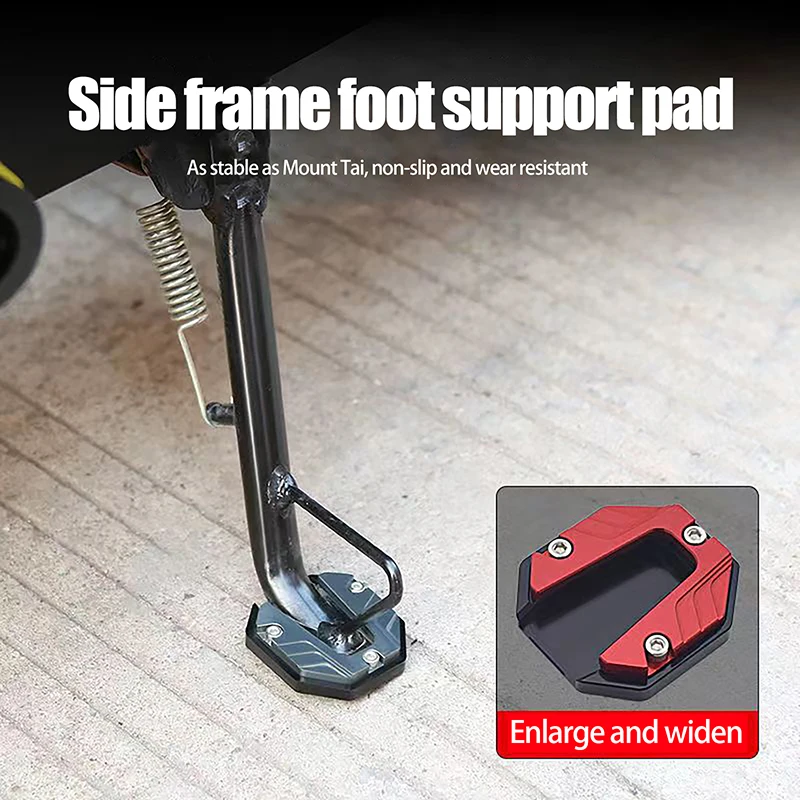 Universal-Scooter-Motorcycle-Bike-Kickstand-Extender-Foot-Side-Stand ...