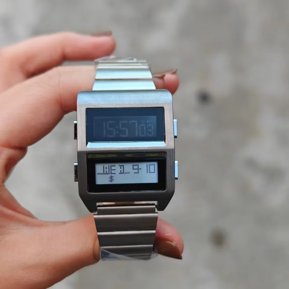 Relojes electrónicos DG para hombres y mujeres pareja Vintage 70s ...