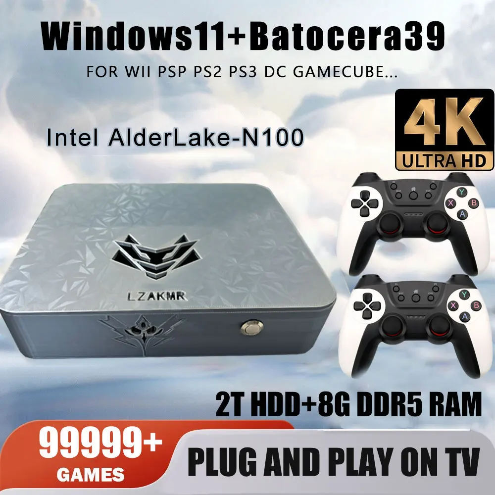 New-Upgraded-Dual-System-Win11-2TB-Game-System-AK1-Pro-Game-Box-99999 ...