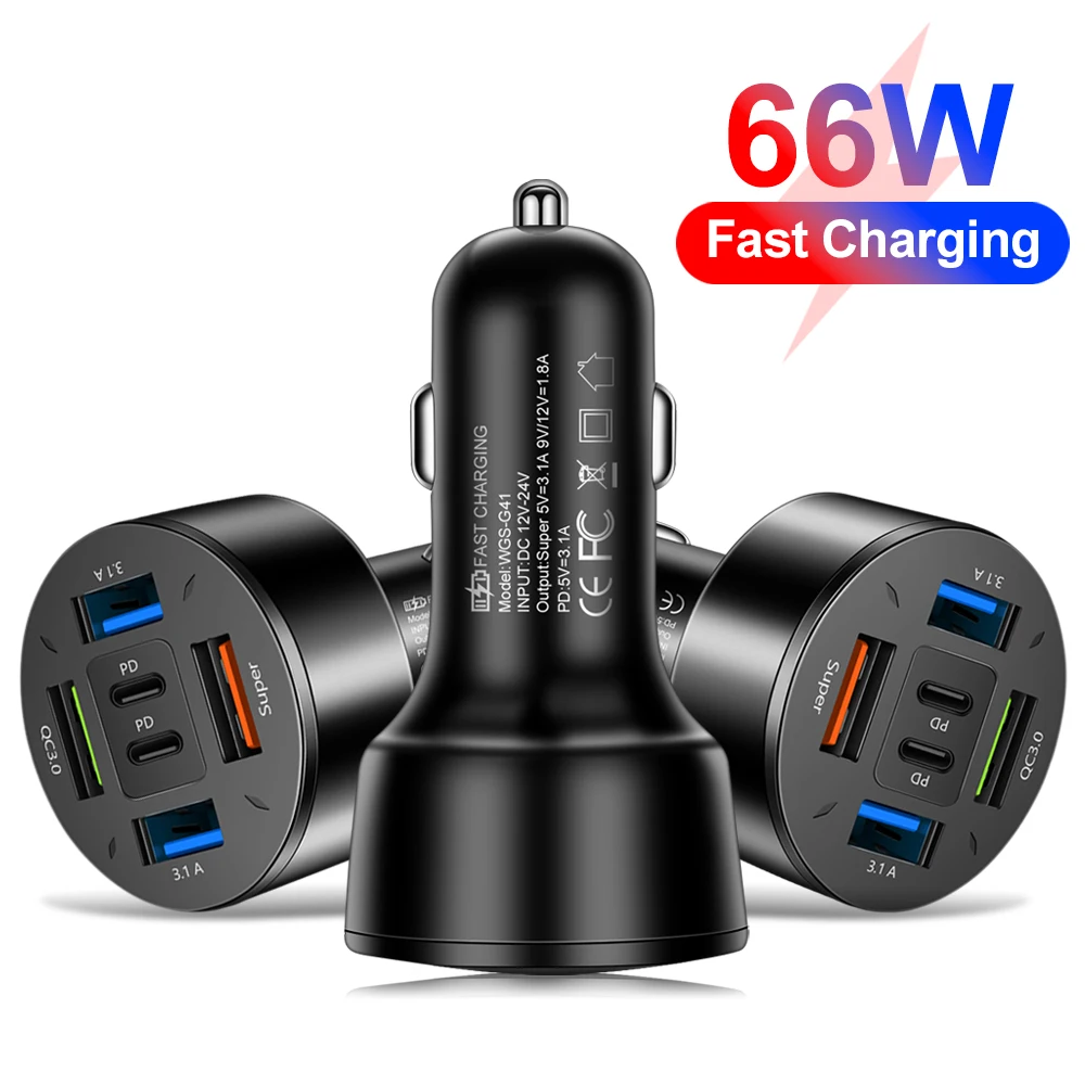 66W-Dual-PD-6-port-Universal-Super-Fast-Charging-Conversion-Plug-Multi ...