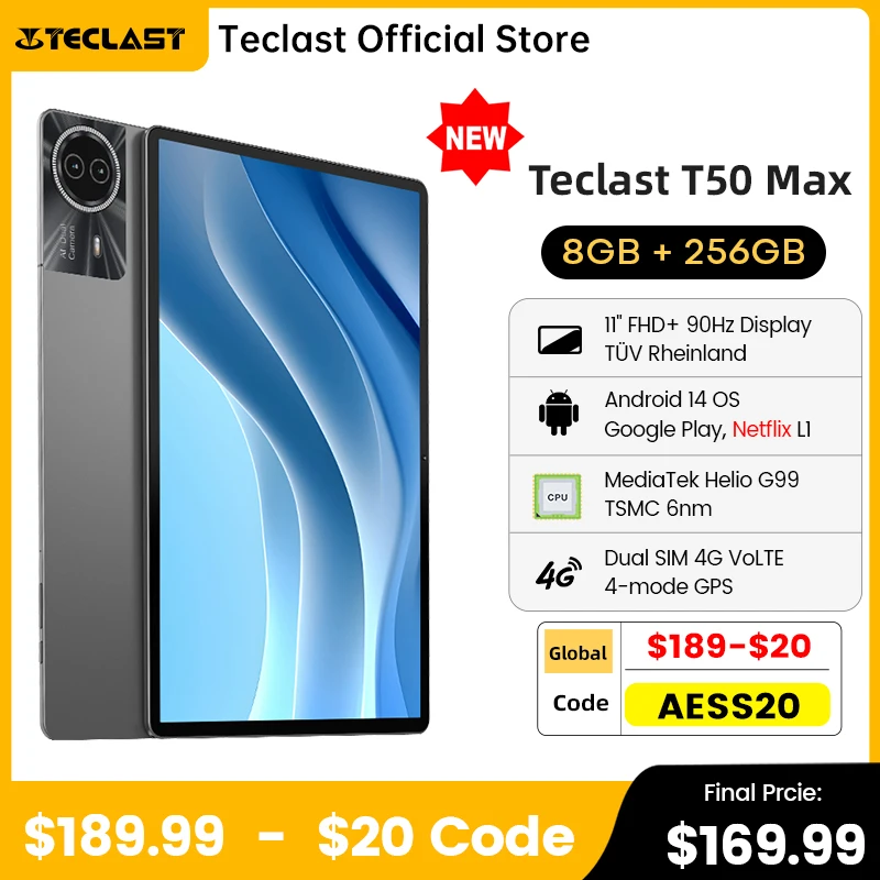 Teclast-T50-Max-Tablet-T50-Max-11-Tela-90Hz-Test-Rheinium-Android-14 ...