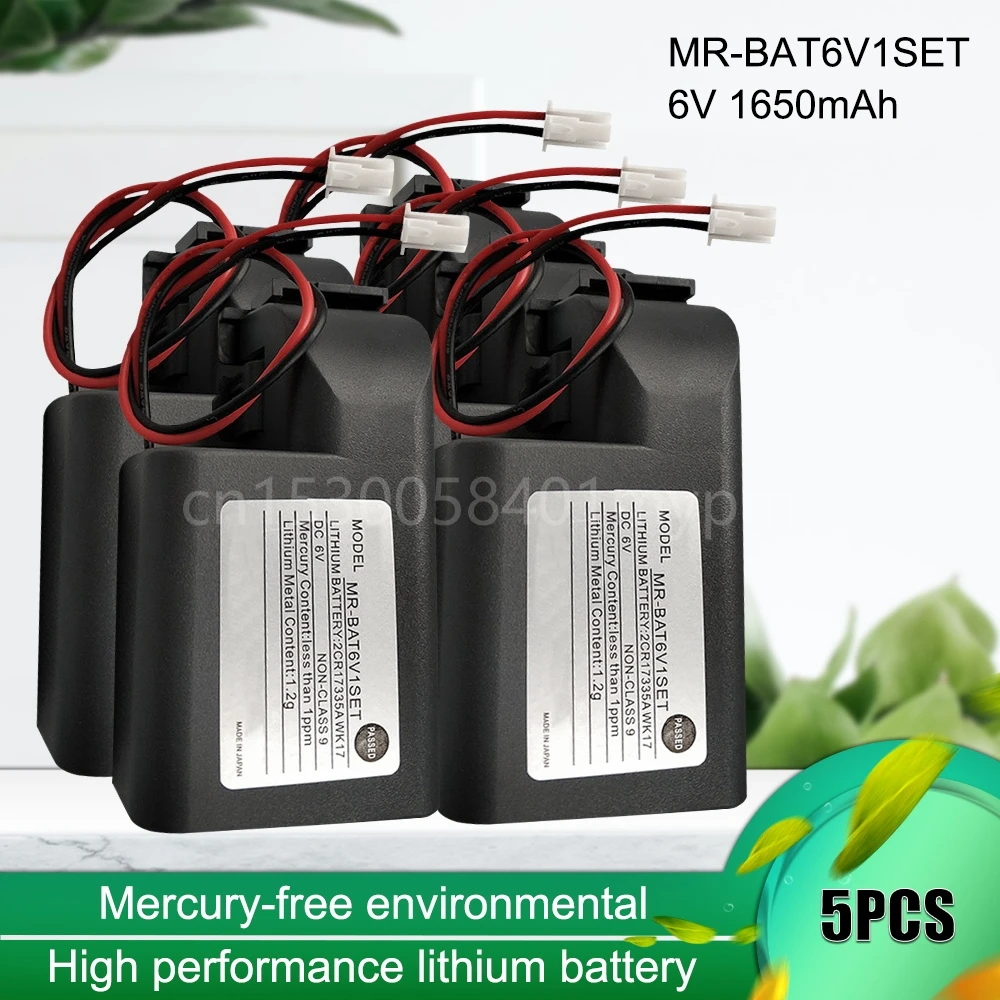Plc Battery | Primary Dry Batteries - 5pcs Original Mr-bat6v1set Mr-j4 ...
