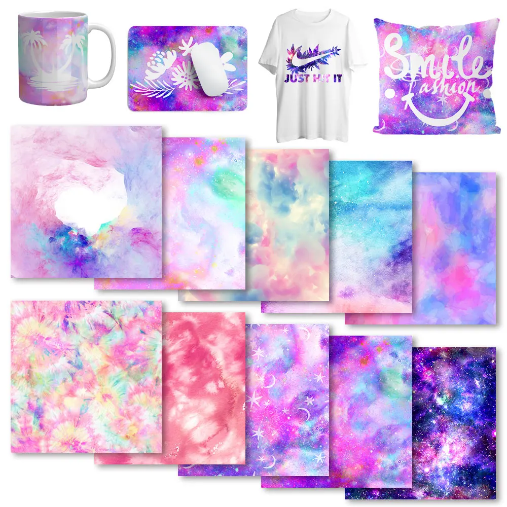 Lucky-Goddness-12-PCS-Transfer-Paper-Ink-Sheets-12-x12-Galaxy ...