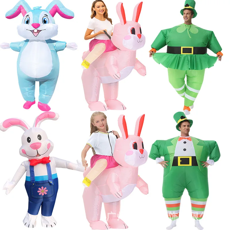 Easter-Bunny-Inflatable-Cosplay-Costume-Blow-Up-Rabbit-Suit-Fancy-Dress ...