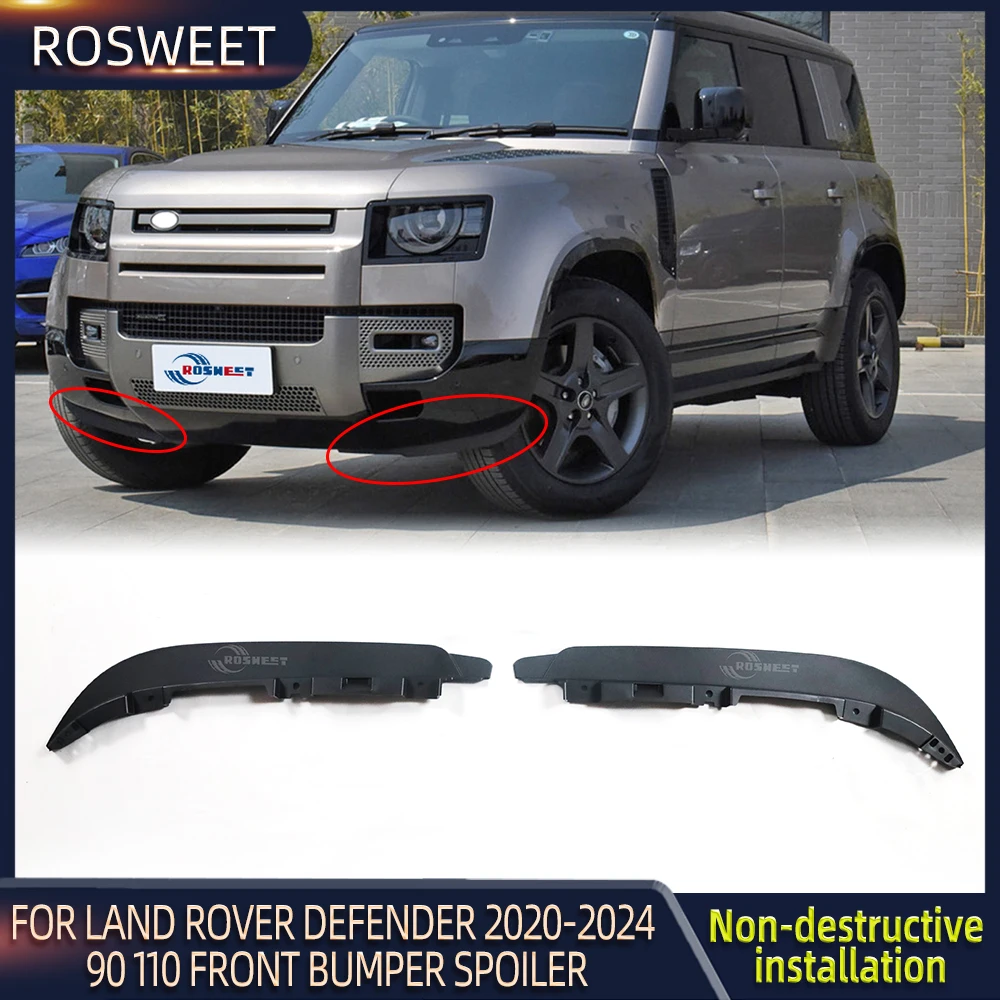 Front-Bumper-Lip-Lower-Diffuser-Splitter-Spoiler-Protector-For-Land ...