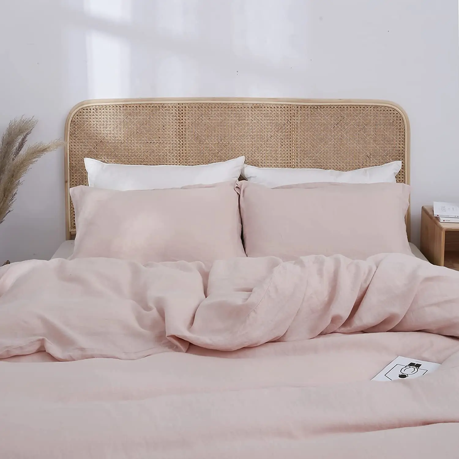 Simple-Opulence-100-Linen-3Pcs-Bedding-Set-Basic-Style-Natural-French ...