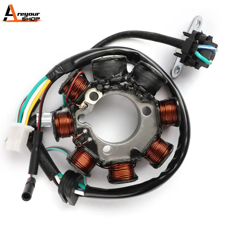 Areyourshop-Motorcycle-Generator-Stator-12V-8-Poles-For-Honda-CT110-Postie-Bike-1991-2013-31120 ...