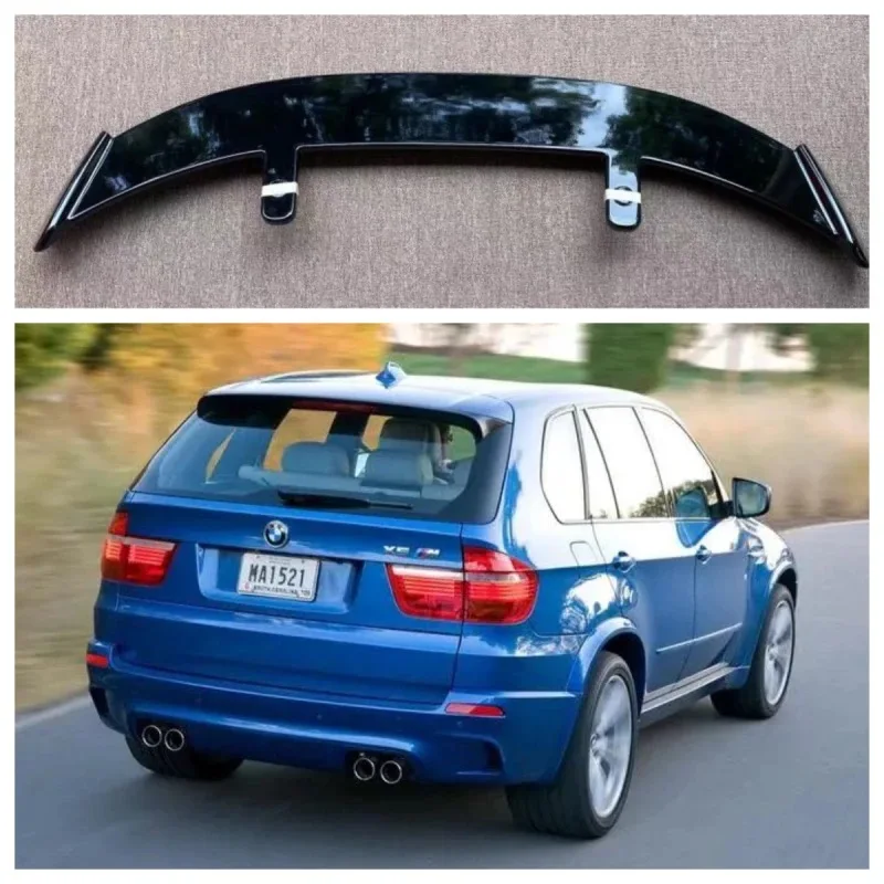 For BMW X5 E70 F15 X1 X3 ABS Plastic Car Roof Spoiler Rear Tail Lip ...