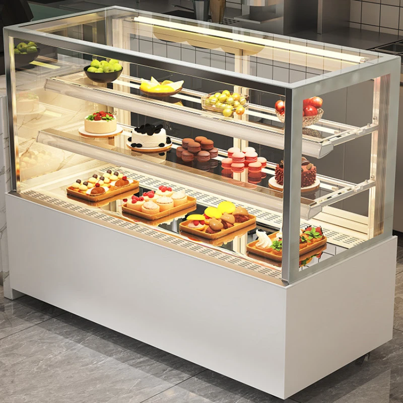 Bubble-tea-shop-fruit-refrigerated-display-case-coffee-shop-dessert ...