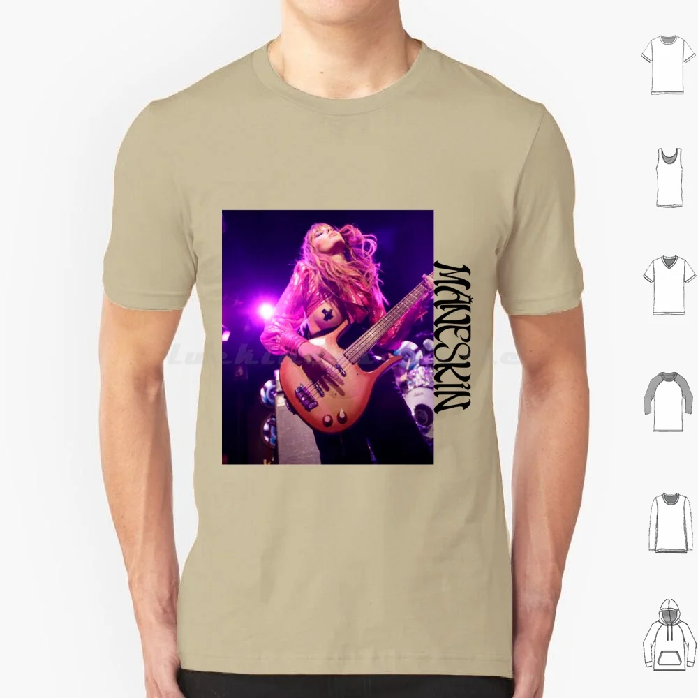De-Angelis-Maneskin-Rock-Band-T-Shirt-6Xl-Cotton-Cool-Tee-Maneskin ...