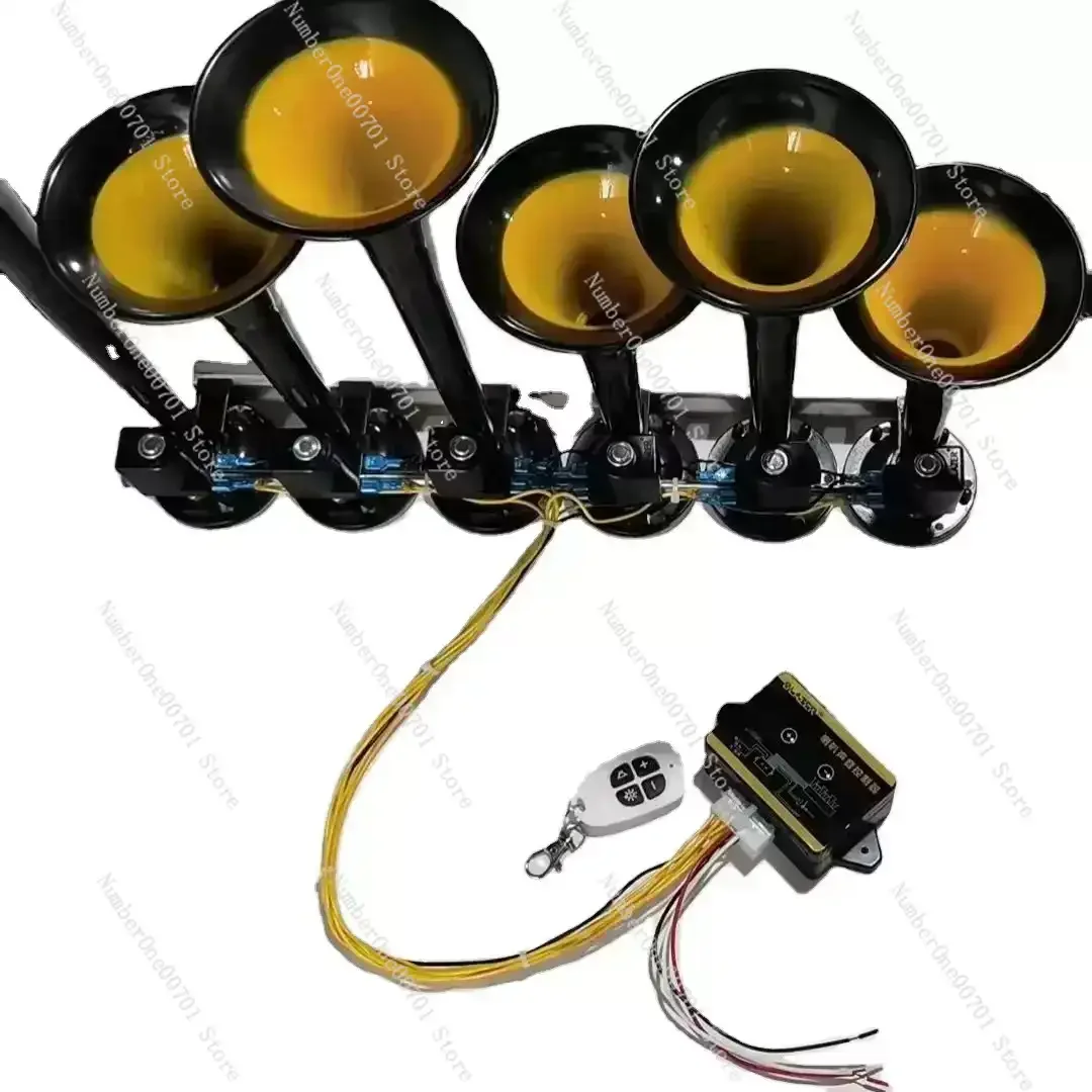 12/24V Six Tube Thirty-six Tone Car Music Horn Truck Electronic Control ...
