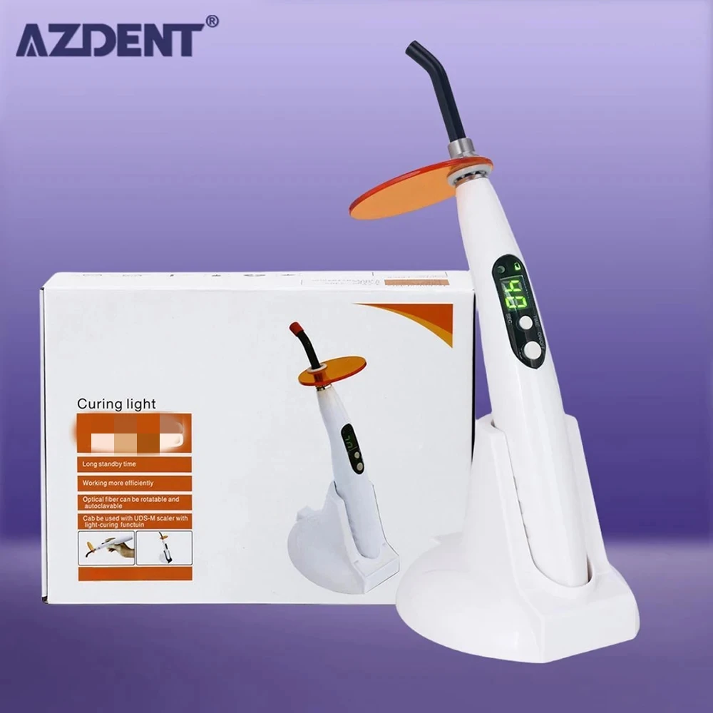 AZDENT-Dental-Wireless-Curing-Light-Dentist-Cordless-LED-Lamp-Output ...