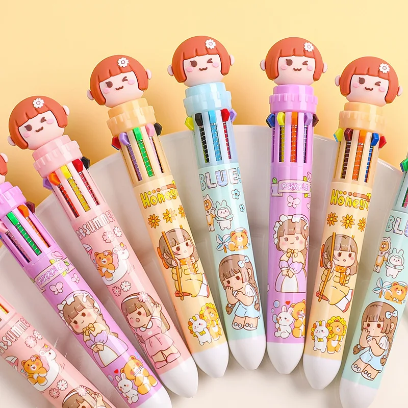 0-5mm-Kawaii-Sweet-Heart-Girl-10-Colors-Ballpoint-Pen-Mechanical-Pens ...
