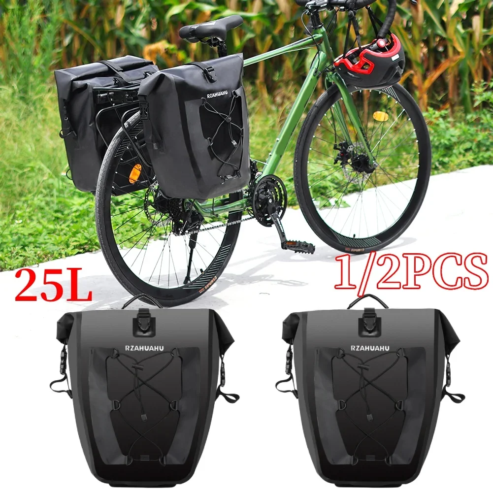 1-2PCS-25L-Rear-Seat-Trunk-Bag-Waterproof-Large-Capacity-Travel-Pannier ...