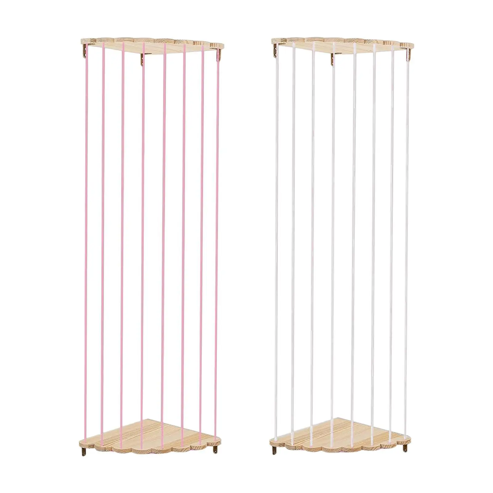 Wood Corner Plush Toys Holder Portable for Kids Playroom Living Room ...
