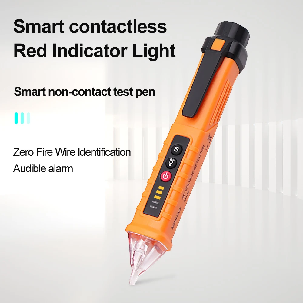 Portable Voltage Detector Smart Non-Contact Voltage Tester Pen Meter ...