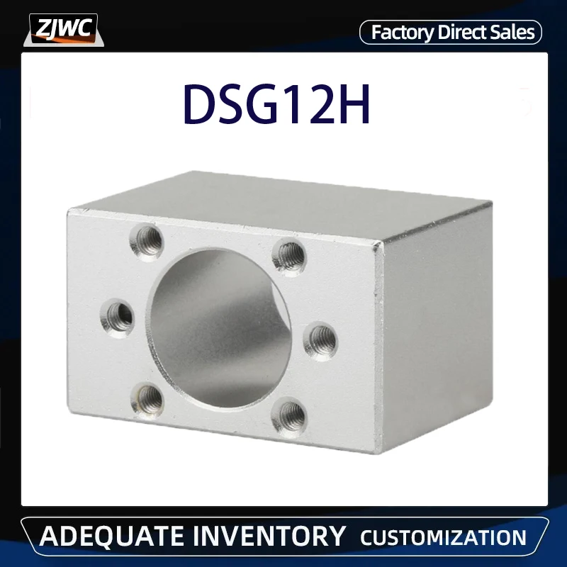 1pc DSG12H Mount Bracket CNC Parts Ballscrew aluminum Nut Housing ...