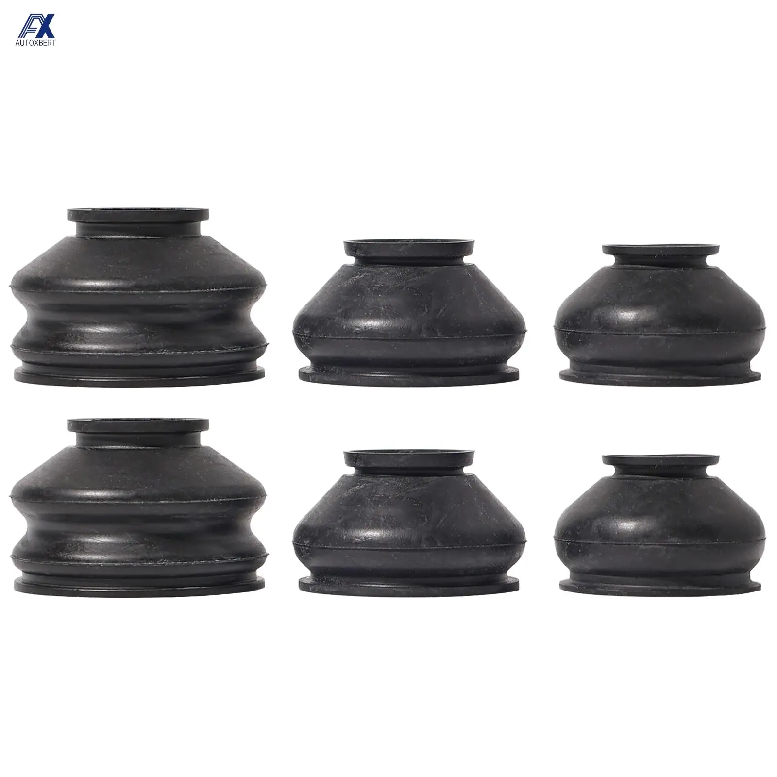 6x-Universal-Ball-Joint-Turn-Rods-Rubber-Boot-Dust-Cover-Replacement ...