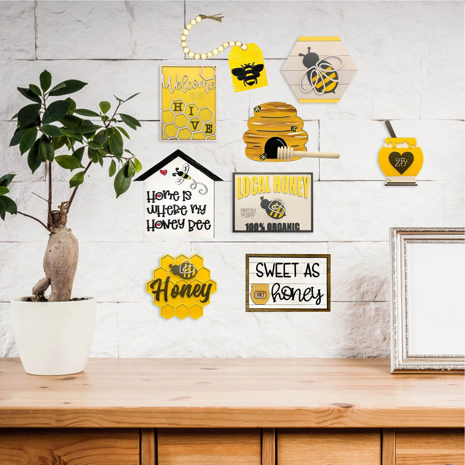 Honey bee tiered tray decor - munimoro.gob.pe