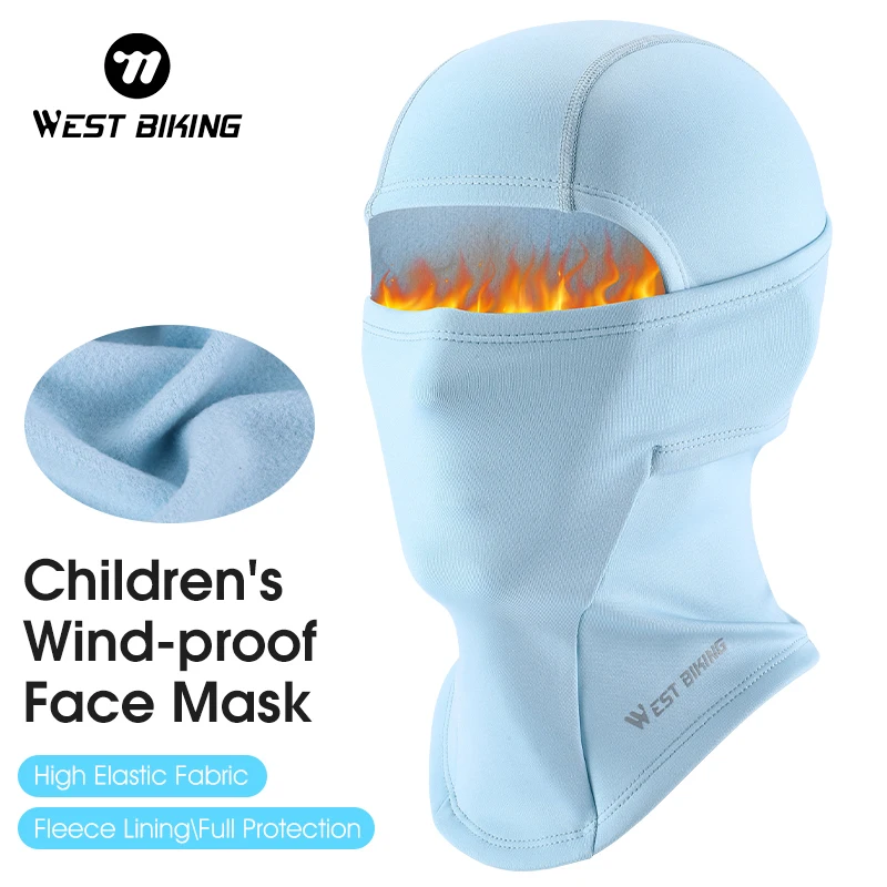 WEST-BIKING-Children-Full-Face-Cover-Thermal-Fleece-Neck-Windproof ...