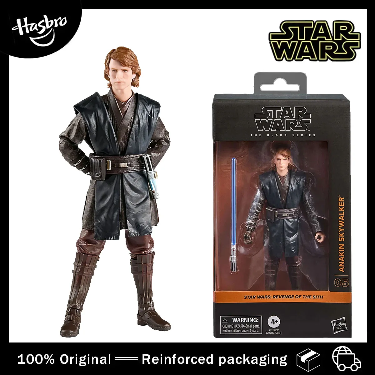 15cm Hasbro Star Wars The Black Series Anakin Skywalker Action Figure ...