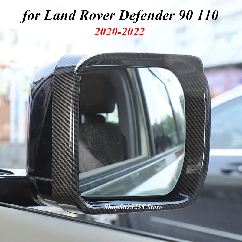 For Land Rover Defender 90 110 2020 2023 Carbon Fiber Rear View Mirror ...
