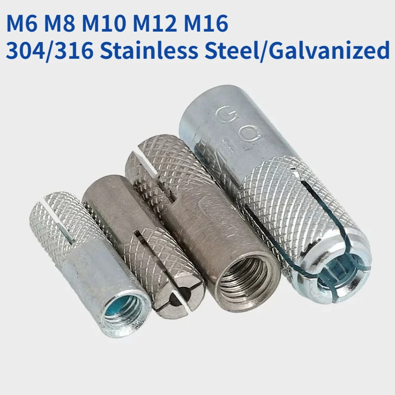 M6-M8-M10-M12-M16-304-316-Stainless-Steel-Galvanized-Expansion-Screws ...