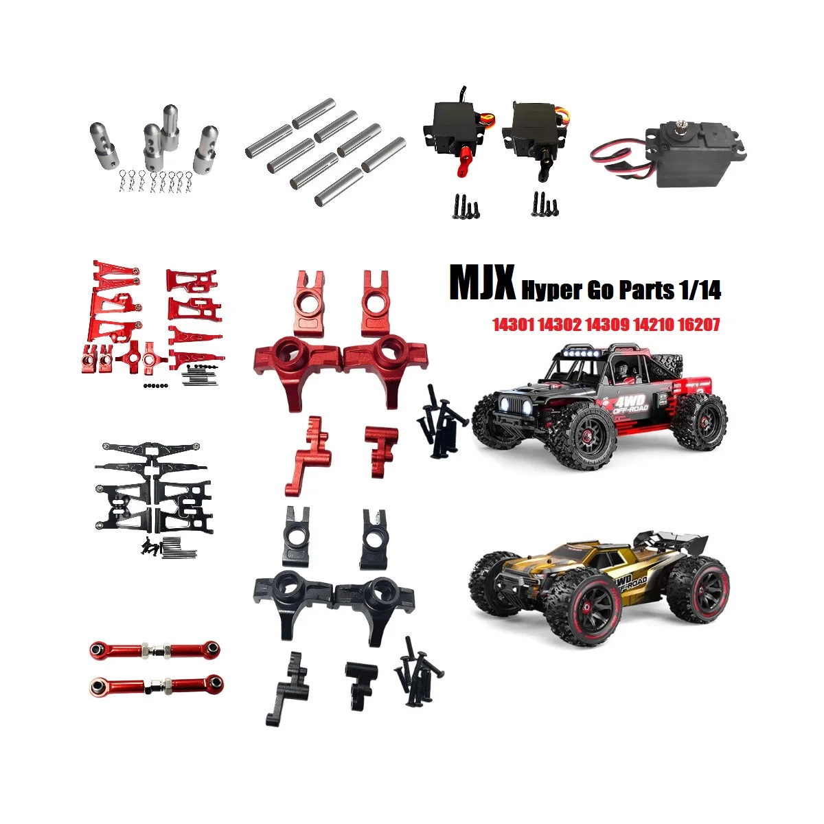 1-14-MJX-Hyper-Go-Original-Replacement-Spare-Parts-14301-14302-14209 ...