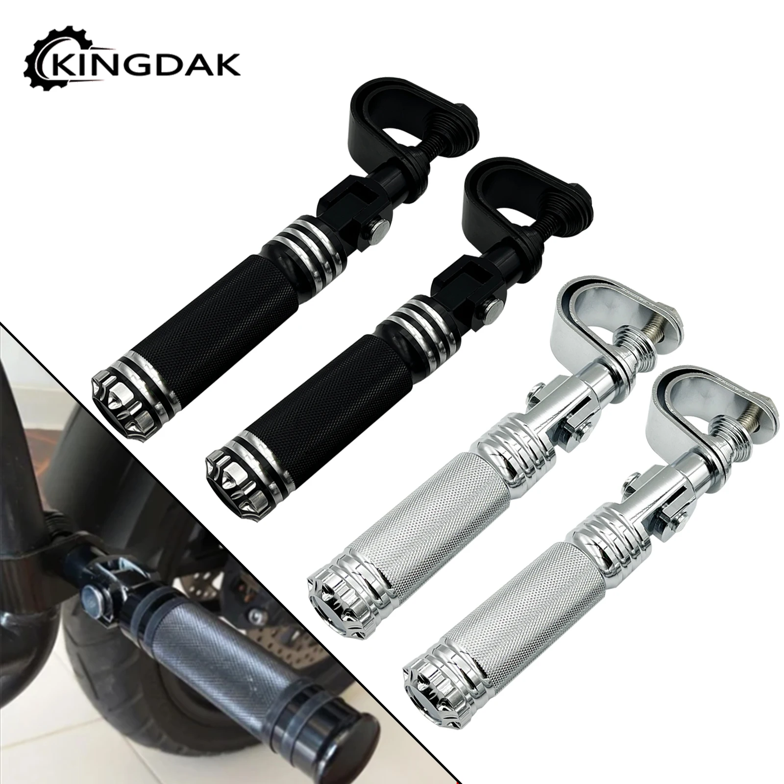 25mm-32mm-Motorcycle-Highway-Pegs-Crash-Bar-Clamp-Mount-Engine-Guard ...