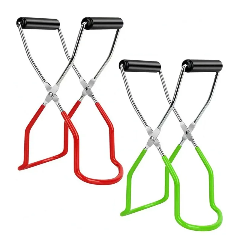Stainless-Steel-Canning-Jar-Lifter-with-Grip-Handle-Can-Lifter-Tongs ...