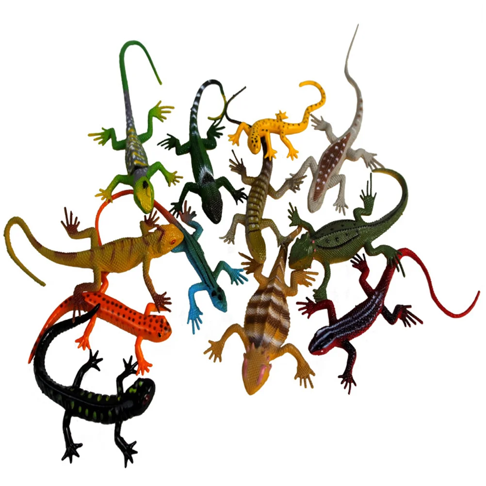 12-Pcs-Artificial-Lizard-Realistic-Fake-Lizards-Mini-Toy-Simulated ...