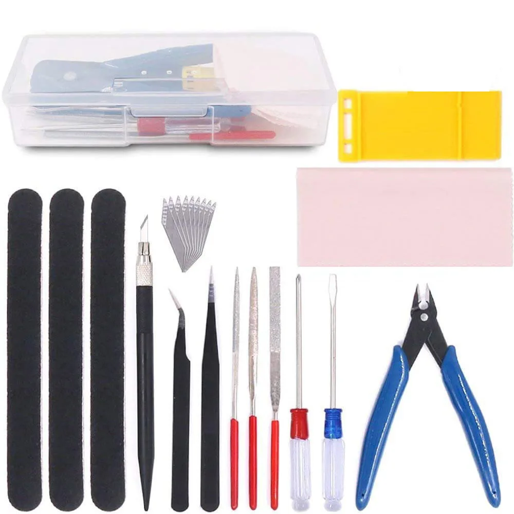 15Pcs Model Tools Kit Professional Hobby Building Tool Kit Modeler ...