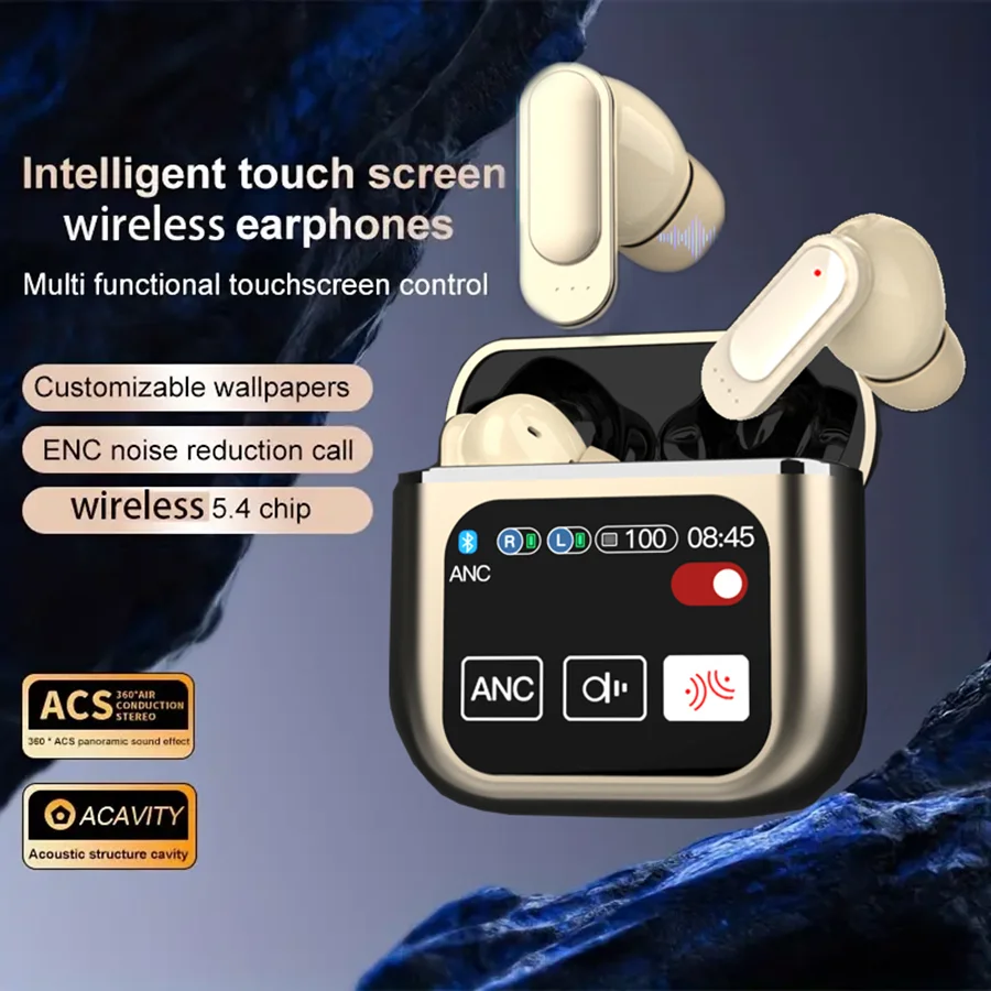 TWS-Earbuds-ANC-Active-Noise-Cancellation-Earphone-With-Touch-Control ...