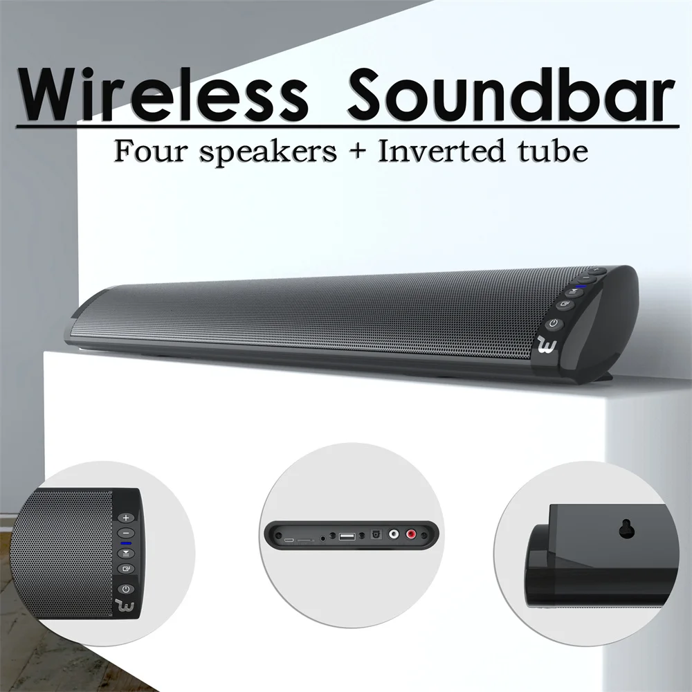 Powerful-Soundbar-Sound-Radio-Blaster-Bar-Audio-TV-PC-Computer ...
