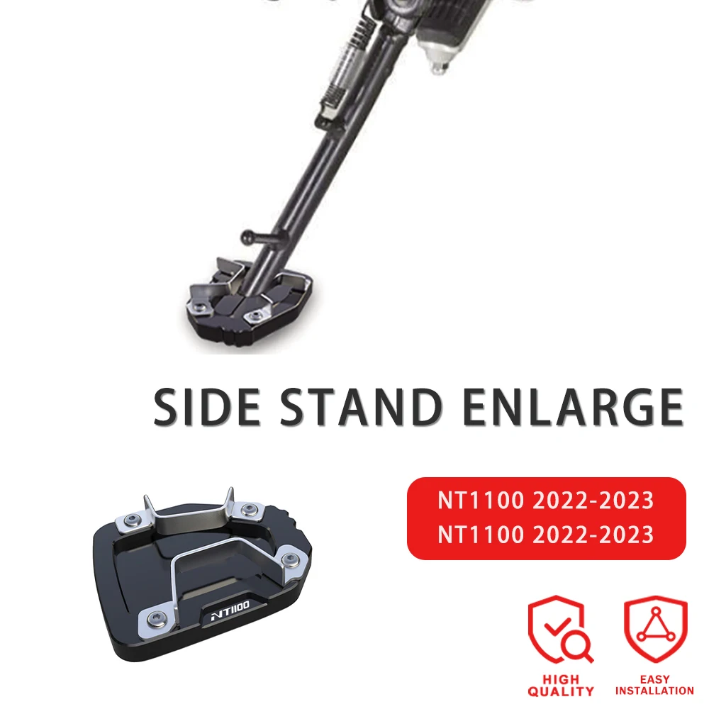 NT1100-DCT-Motorcycle-Side-Stand-Enlarger-Sled-Sidestand-Kickstand-Foot ...